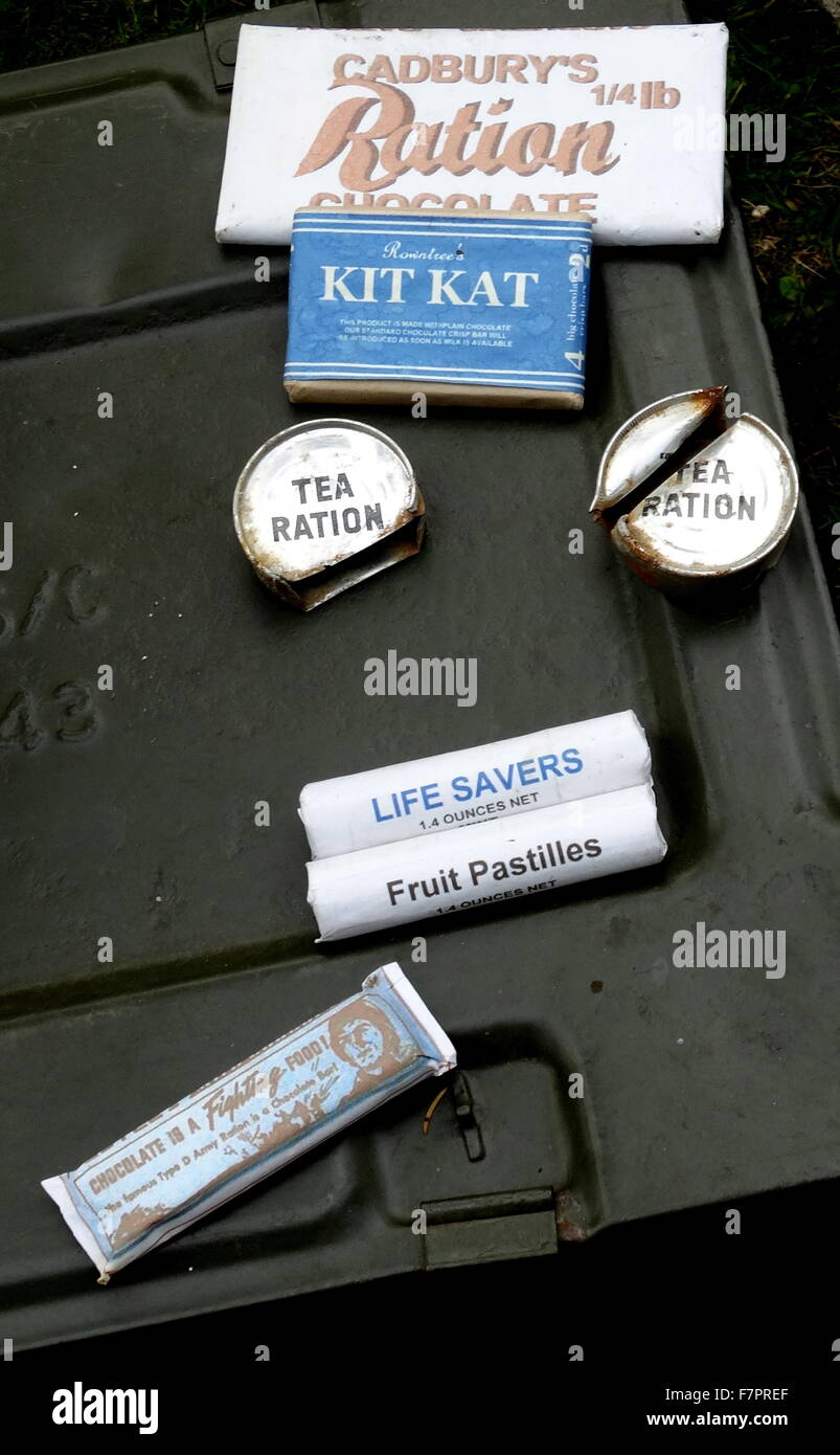 World war two food rations hi-res stock photography and images - Alamy