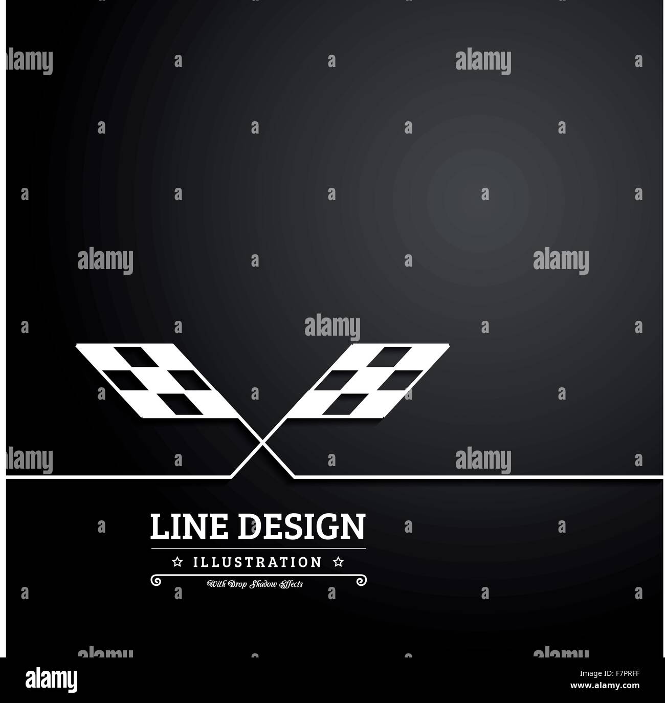 Checkered flag Stock Vector Images - Alamy