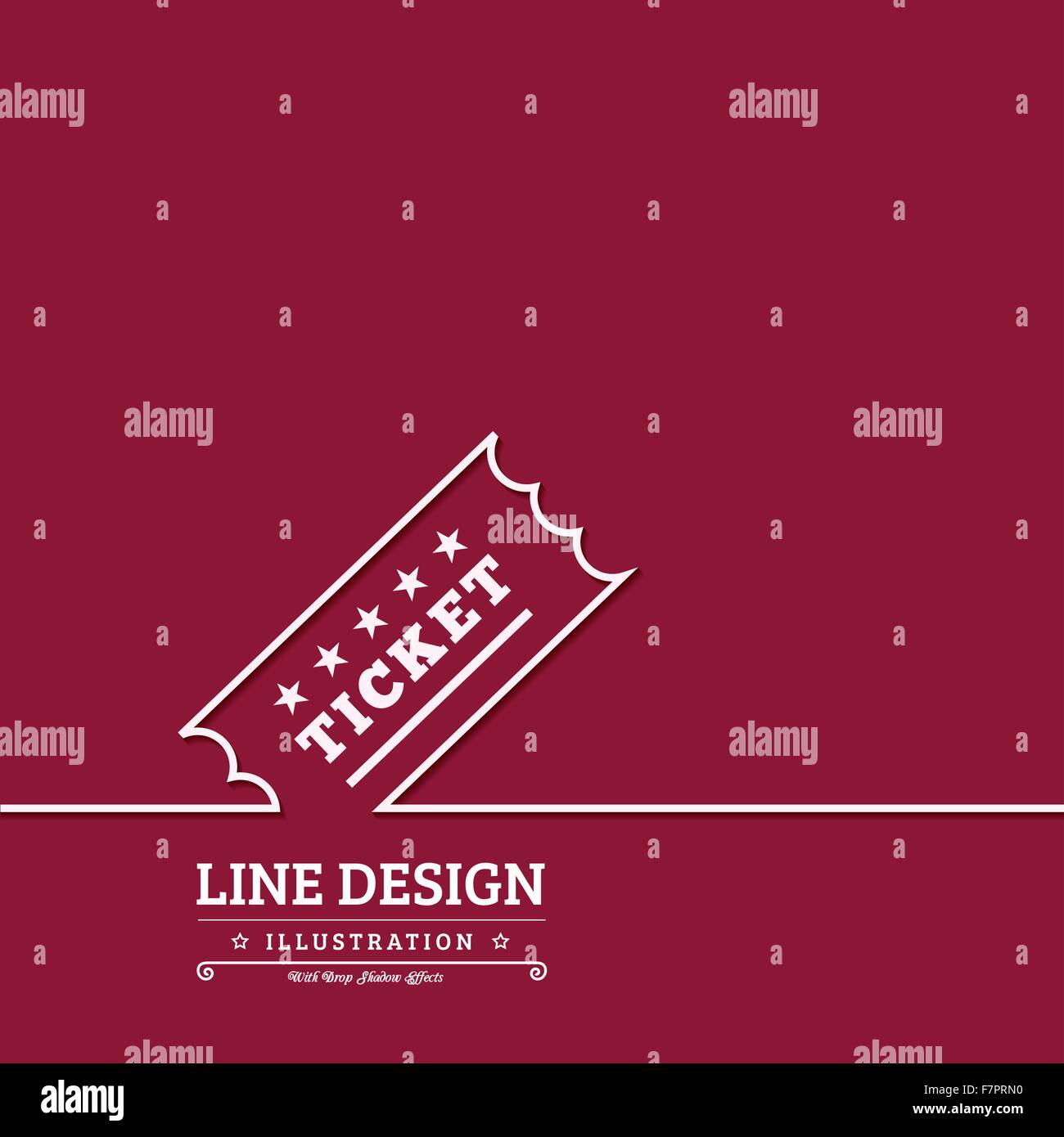 Vector Vintage Ticket background Stock Vector Image & Art - Alamy