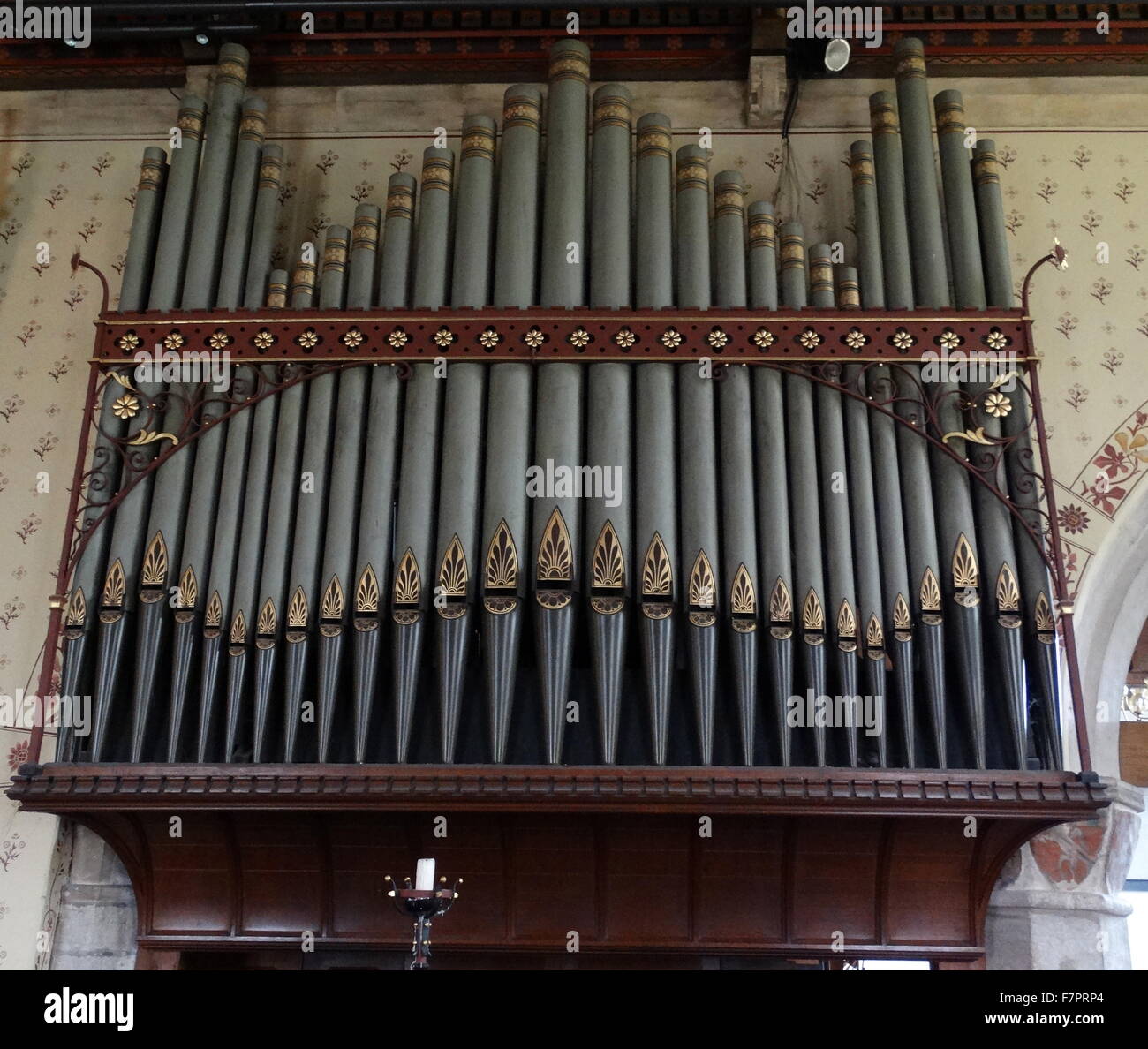 19th century organ at St Michael and All Angels Anglican church, in ...