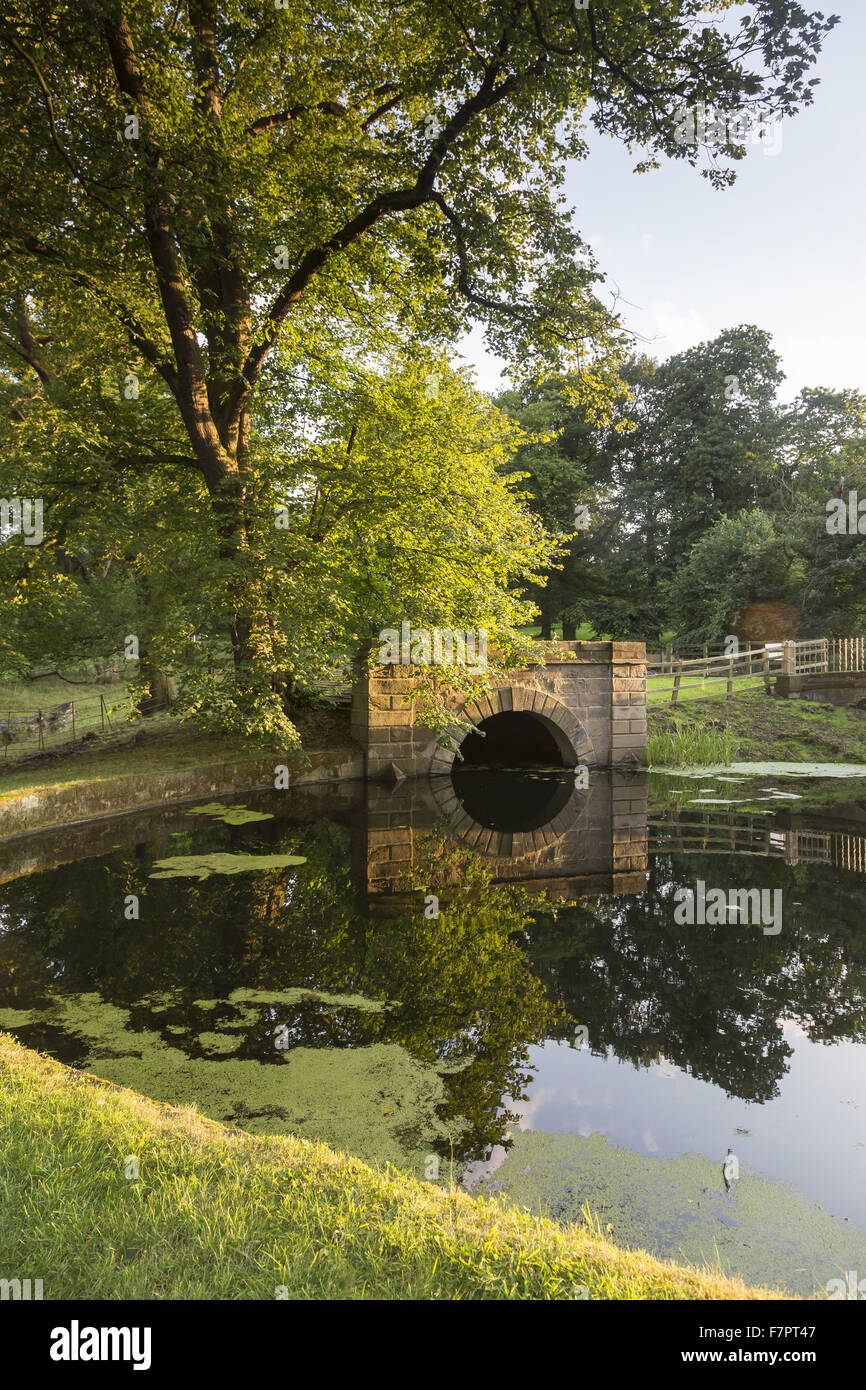 A bridge in the grounds at Nostell Priory and Parkland, West Yorkshire ...