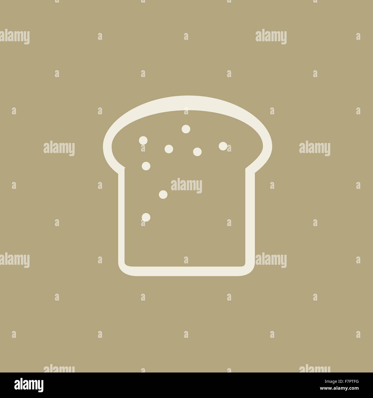 Bread slice food Stock Vector Images - Alamy