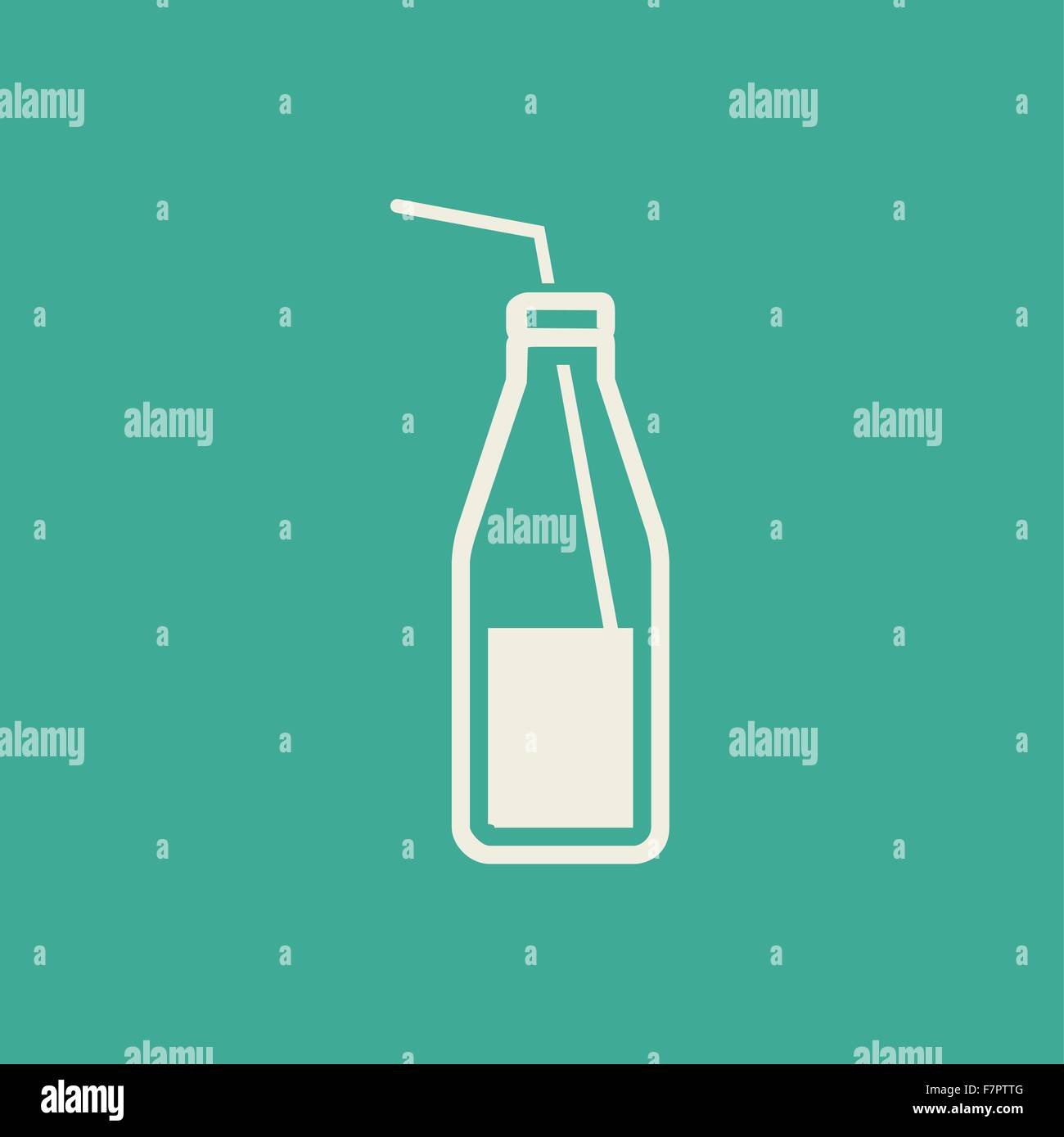 Drink Flat Icon Stock Vector Image & Art - Alamy