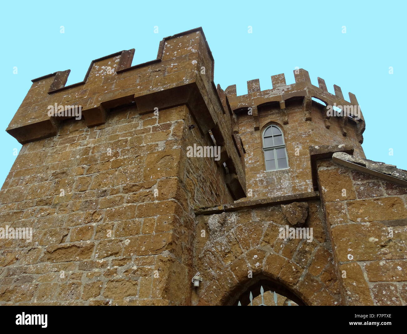 Castle of Edgehill where the Battle of Edgehill was fought in 1642. The ...