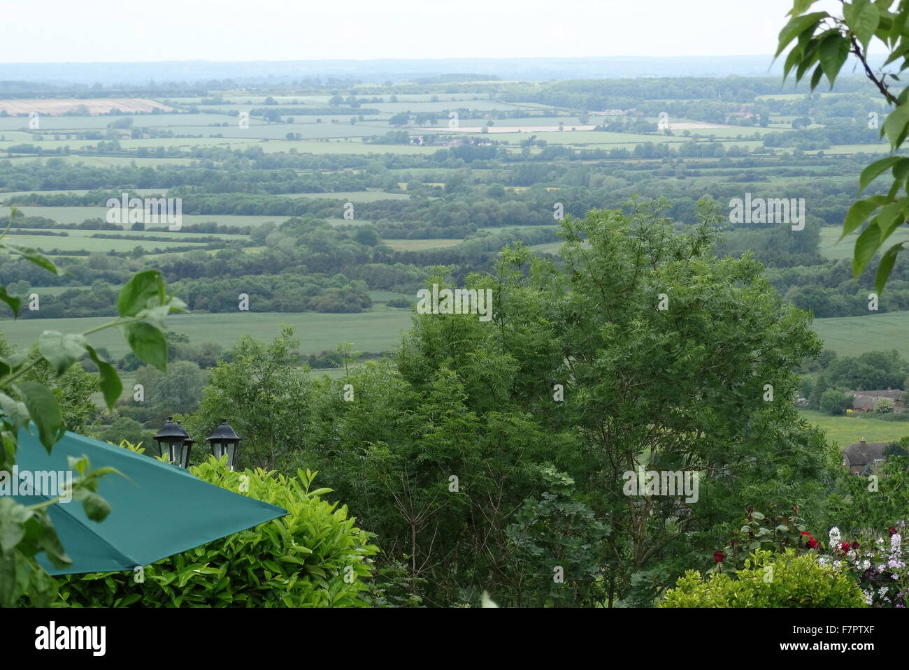 Countryside of Edgehill where the Battle of Edgehill was fought in 1642 ...