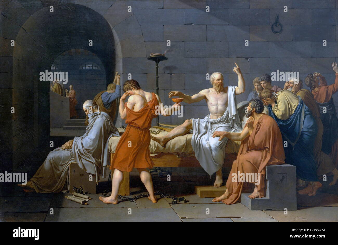 Death of socrates hi-res stock photography and images - Alamy