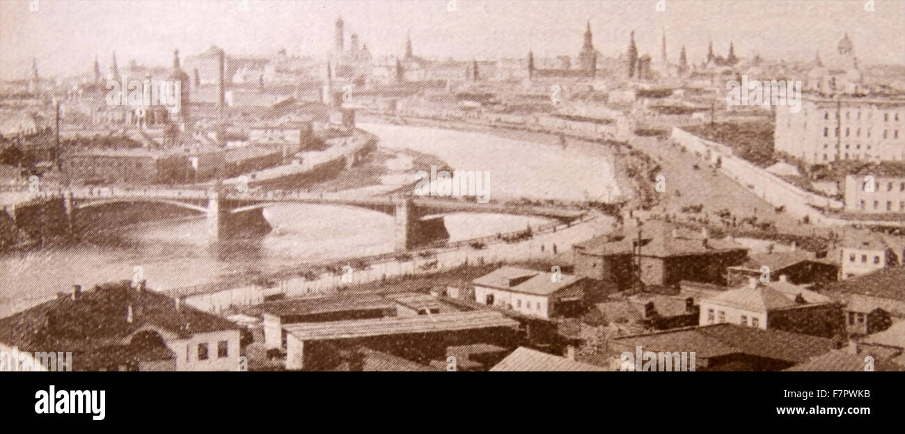 Tsarist Empire: Moscow, Russia. 1914 Stock Photo - Alamy