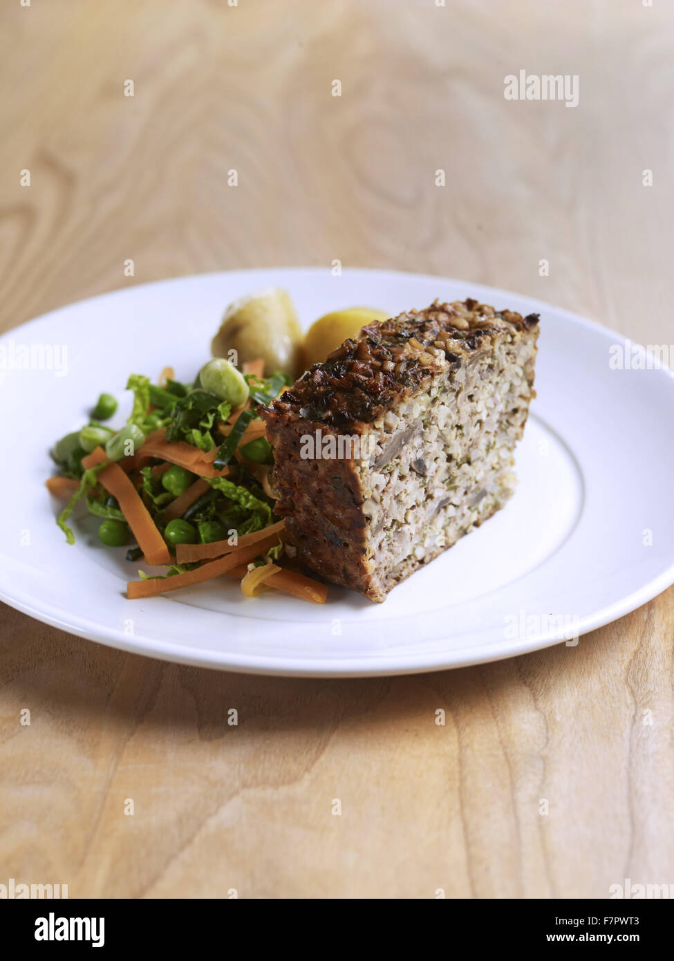 Nut Roast photographed for the National Trust Spring Cookbook Stock ...