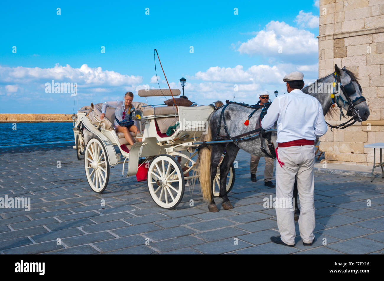 Tourist transport chania crete hi-res stock photography and images - Alamy