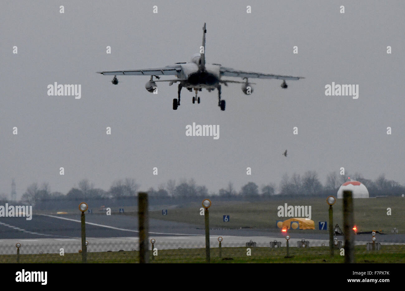 Jagel, Germany. 02nd Dec, 2015. A Tornado combat aircraft of the German ...