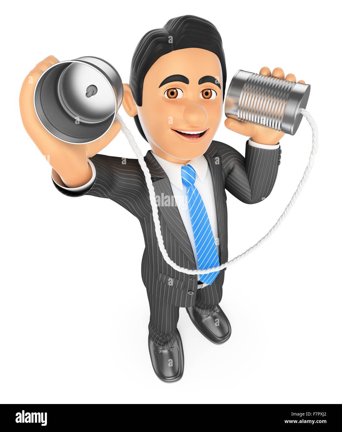 Tin can string retro Cut Out Stock Images & Pictures - Alamy