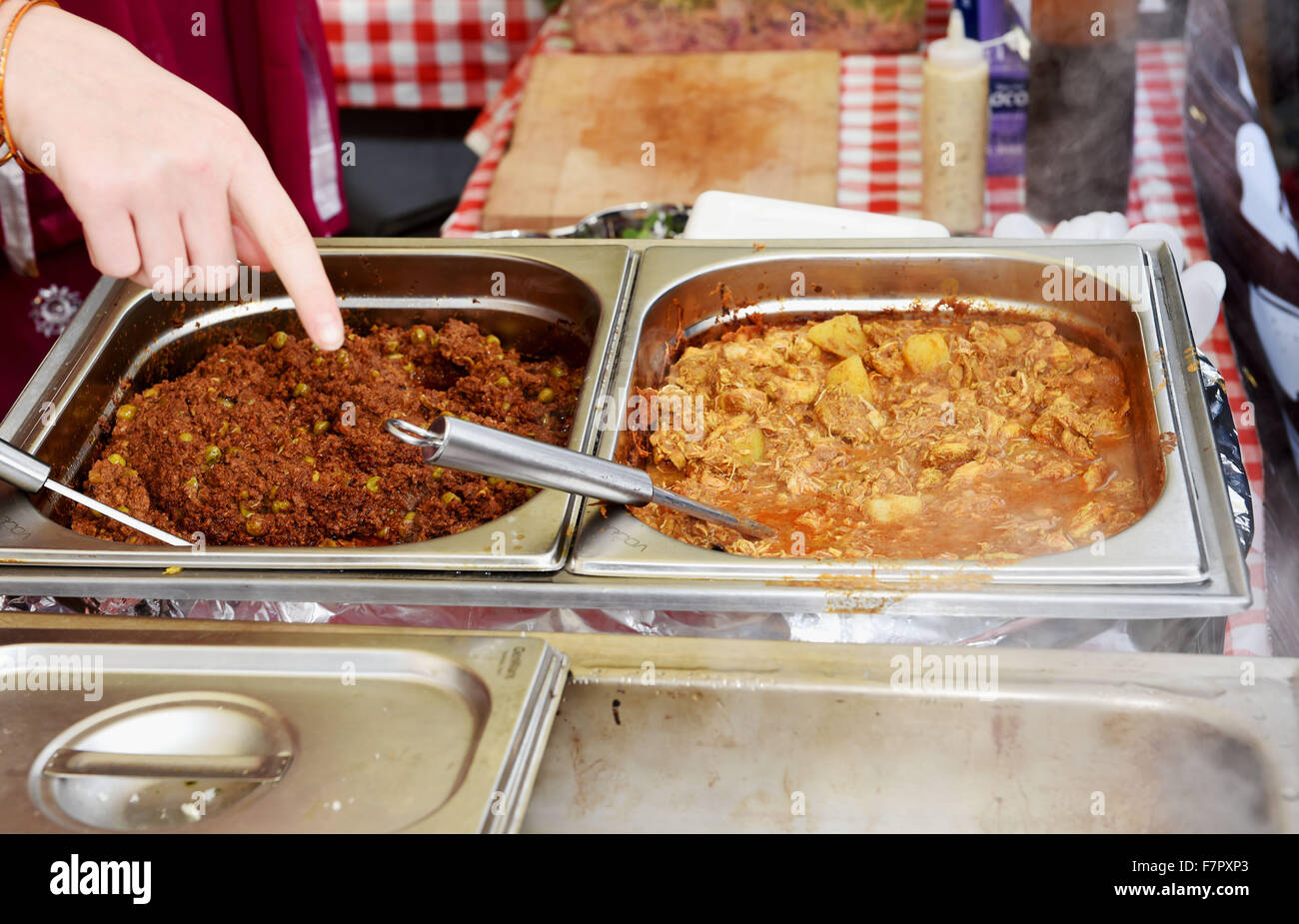 The Street Food Rocks competition held in Cliffe High Street Lewes ...
