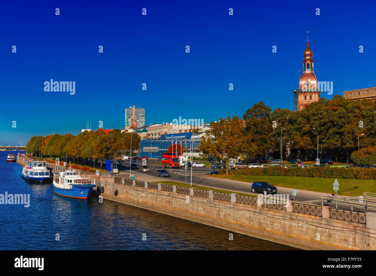 East bank of the daugava river hi-res stock photography and images - Alamy