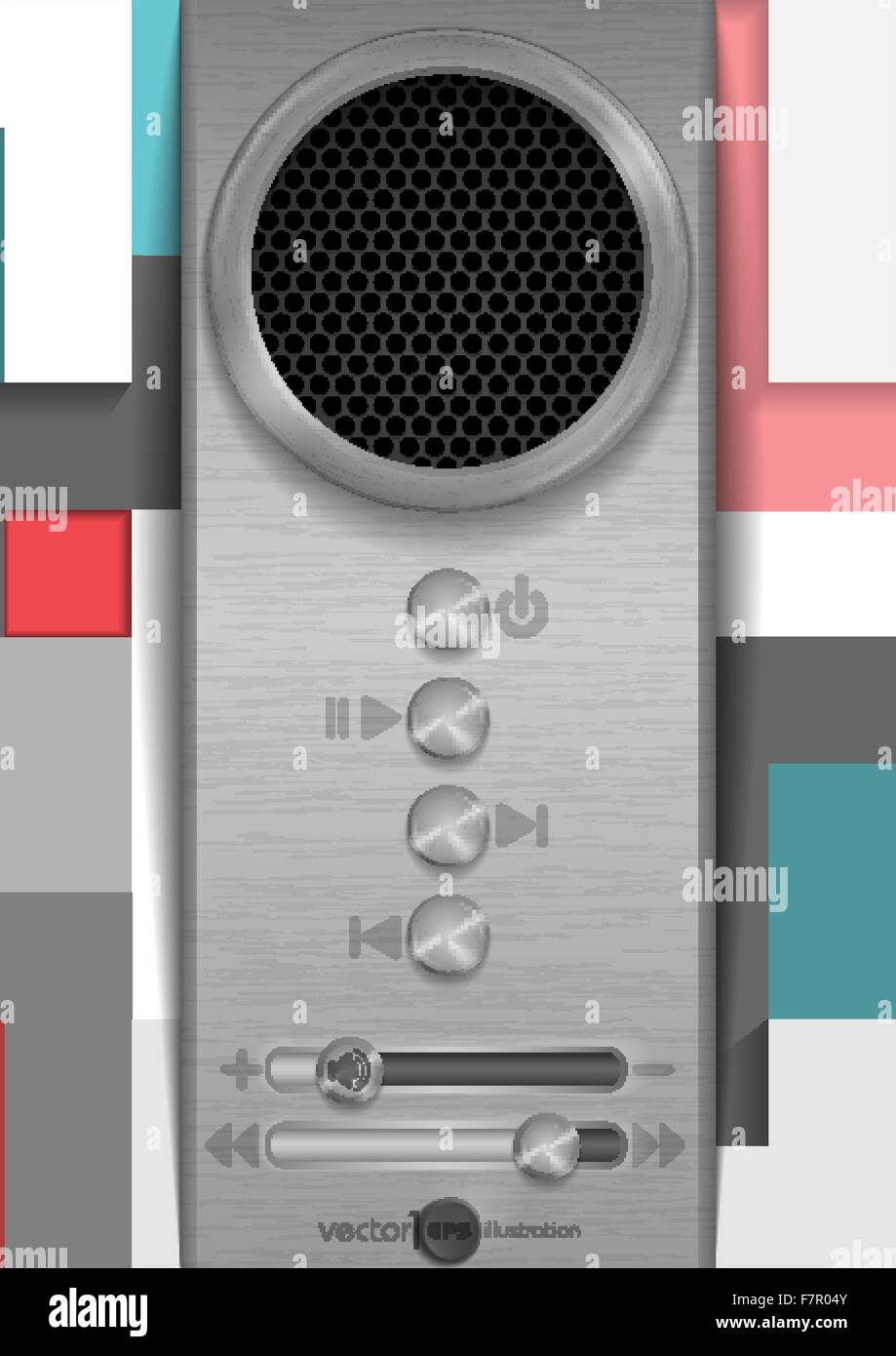 Abstract Speaker Concept Design Stock Vector Image & Art - Alamy