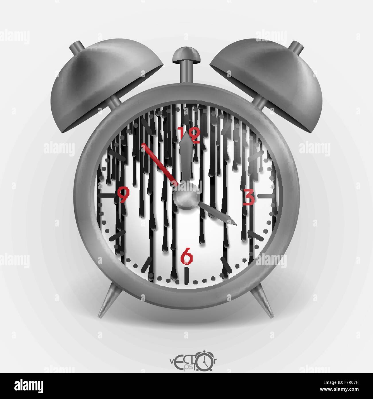 Oil clock Stock Vector Images - Alamy