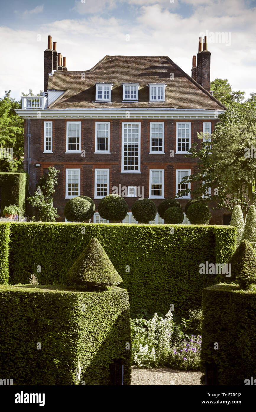 Fenton House and Garden, London. Fenton House was built in 1686 and is ...