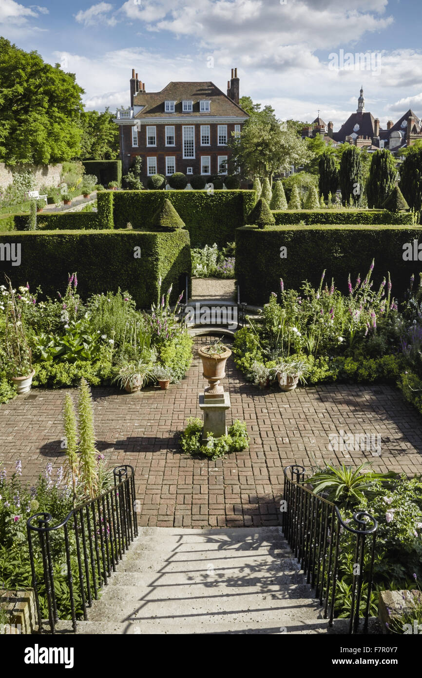 Fenton House and Garden, London. Fenton House was built in 1686 and is ...