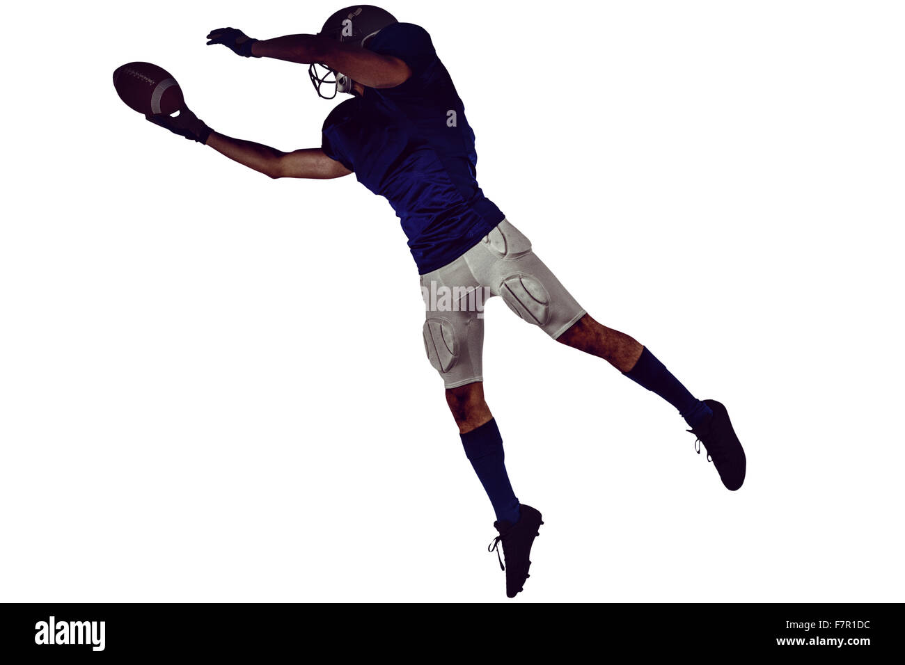 Sports player catching ball Stock Photo - Alamy