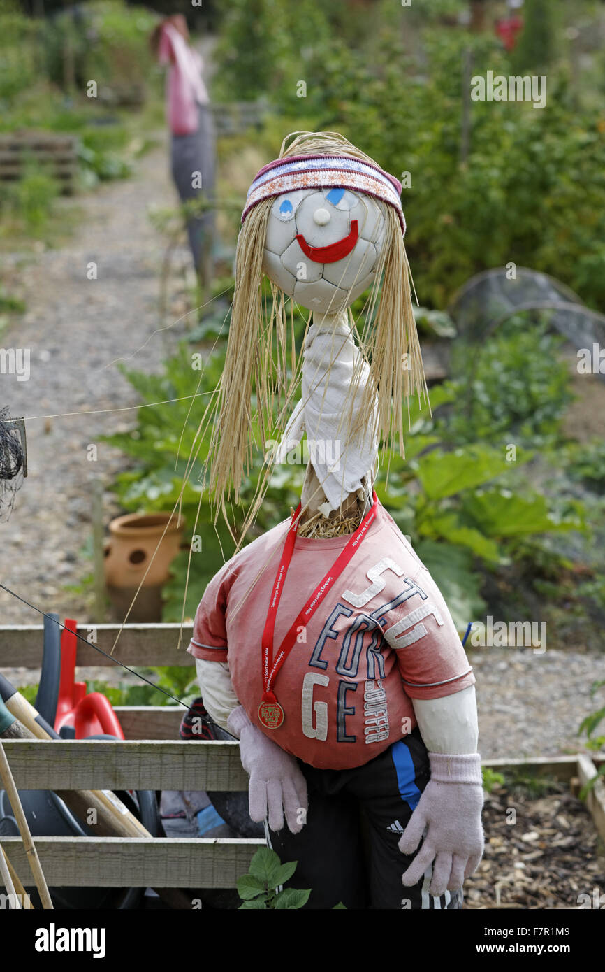 A scarecrow at Kingston Lacy, Dorset. Kingston Lacy was the home of the ...