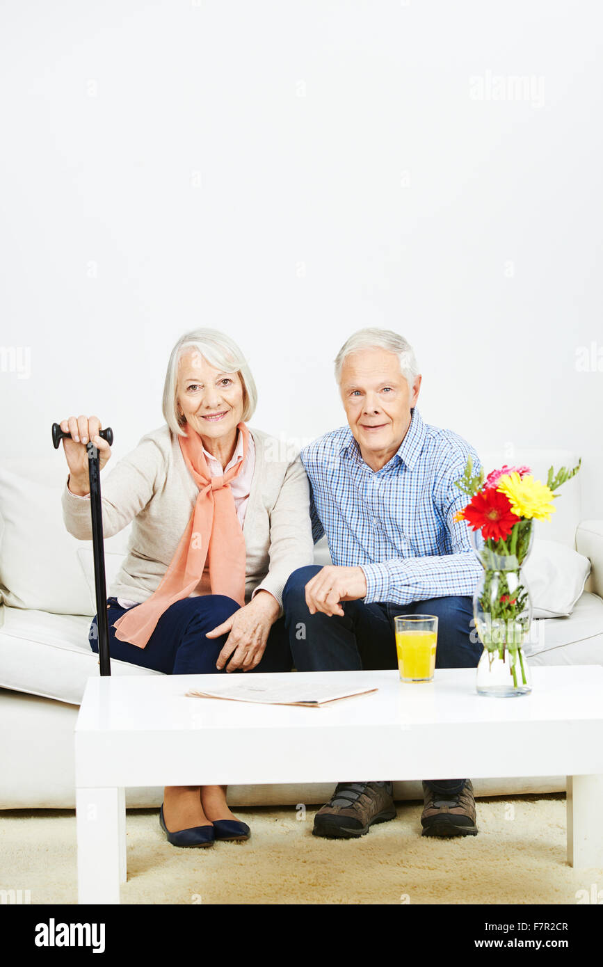 Old happy couple man hi-res stock photography and images - Alamy