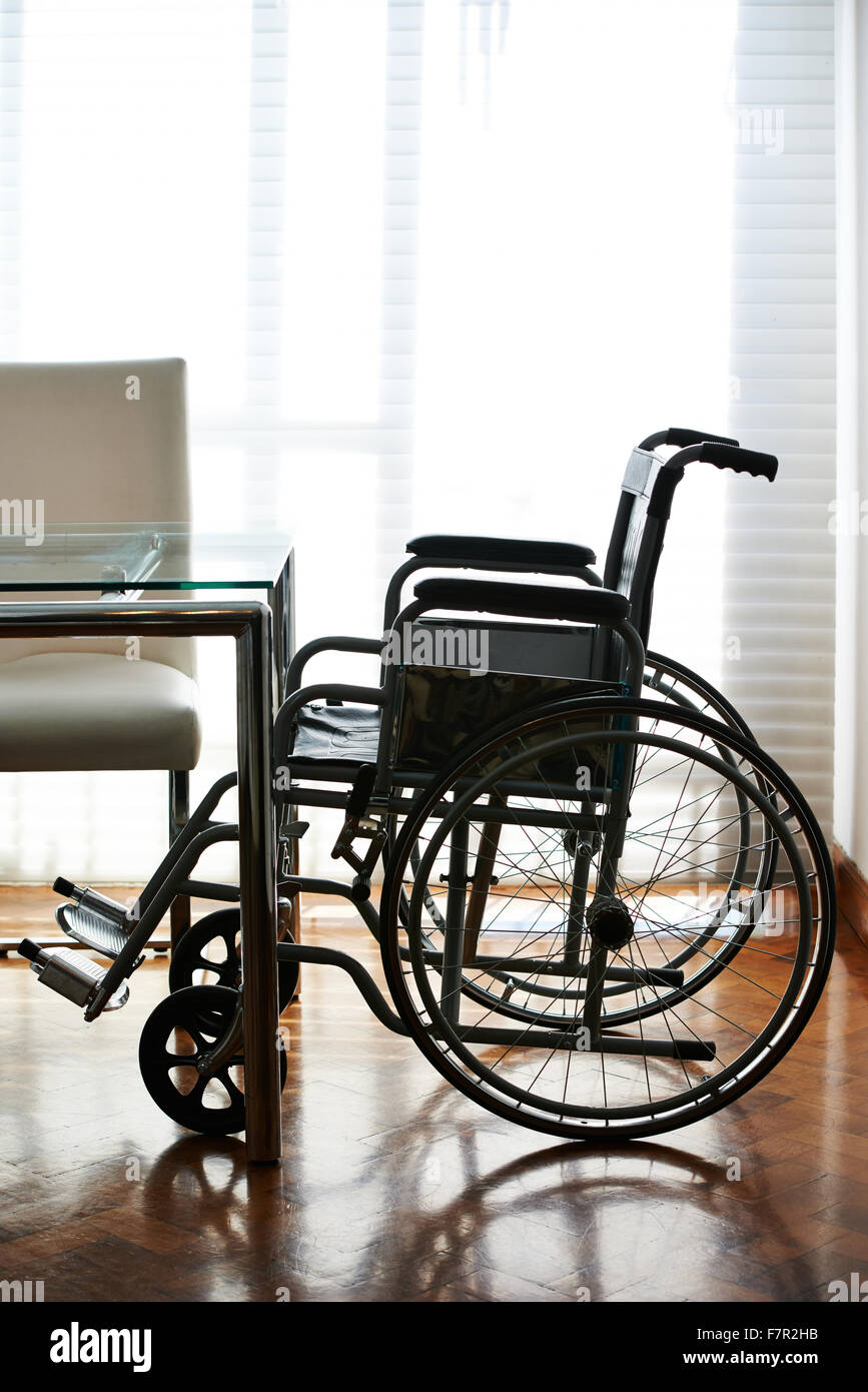 Empty wheelchair nobody at home hi-res stock photography and images - Alamy