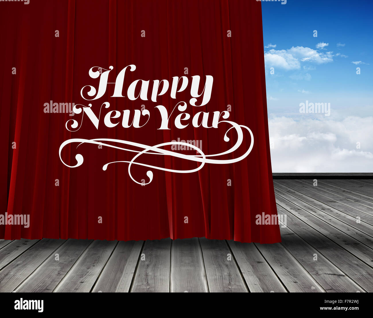 Composite image of elegant happy new year Stock Photo - Alamy