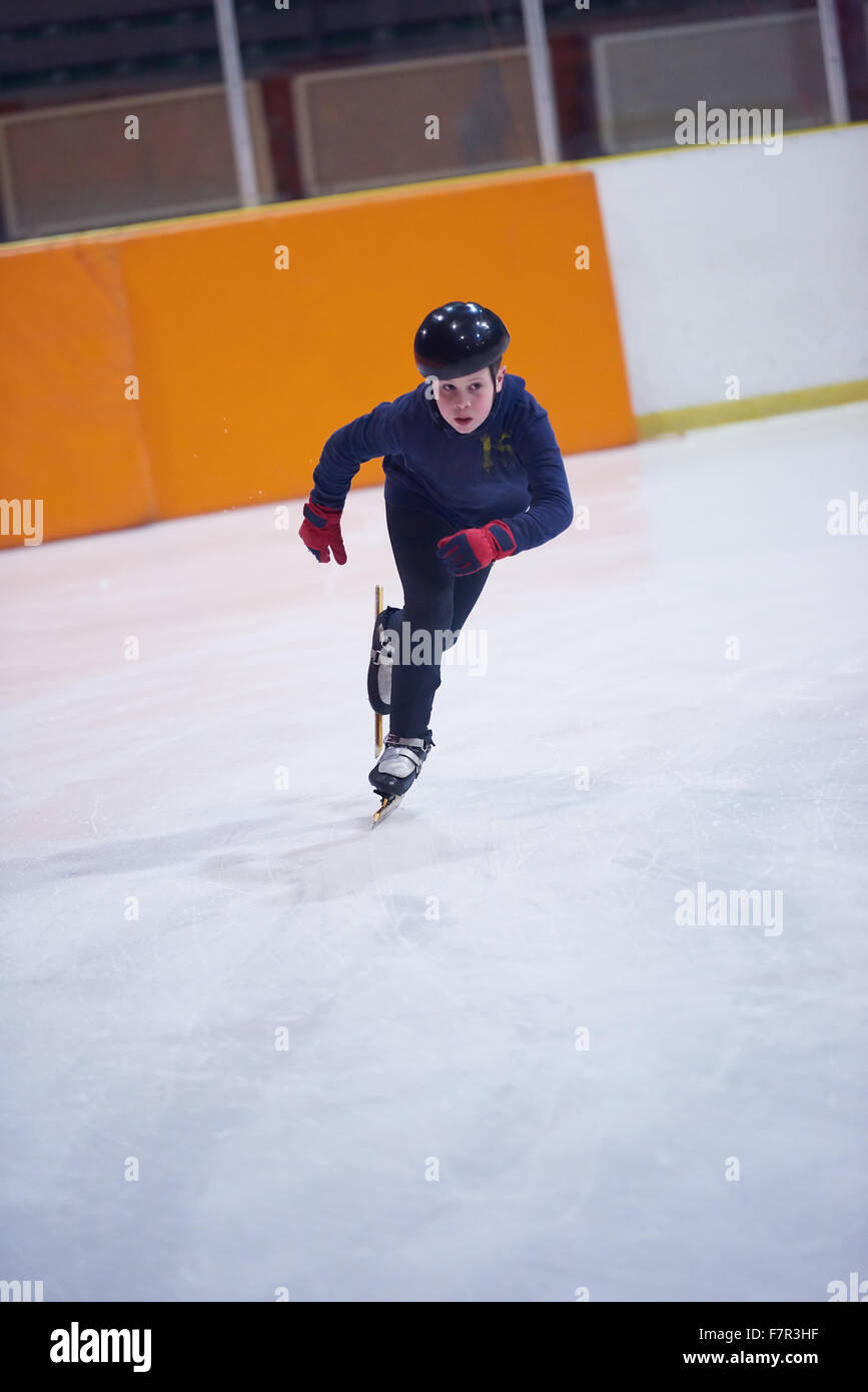 children speed skating sport Stock Photo - Alamy
