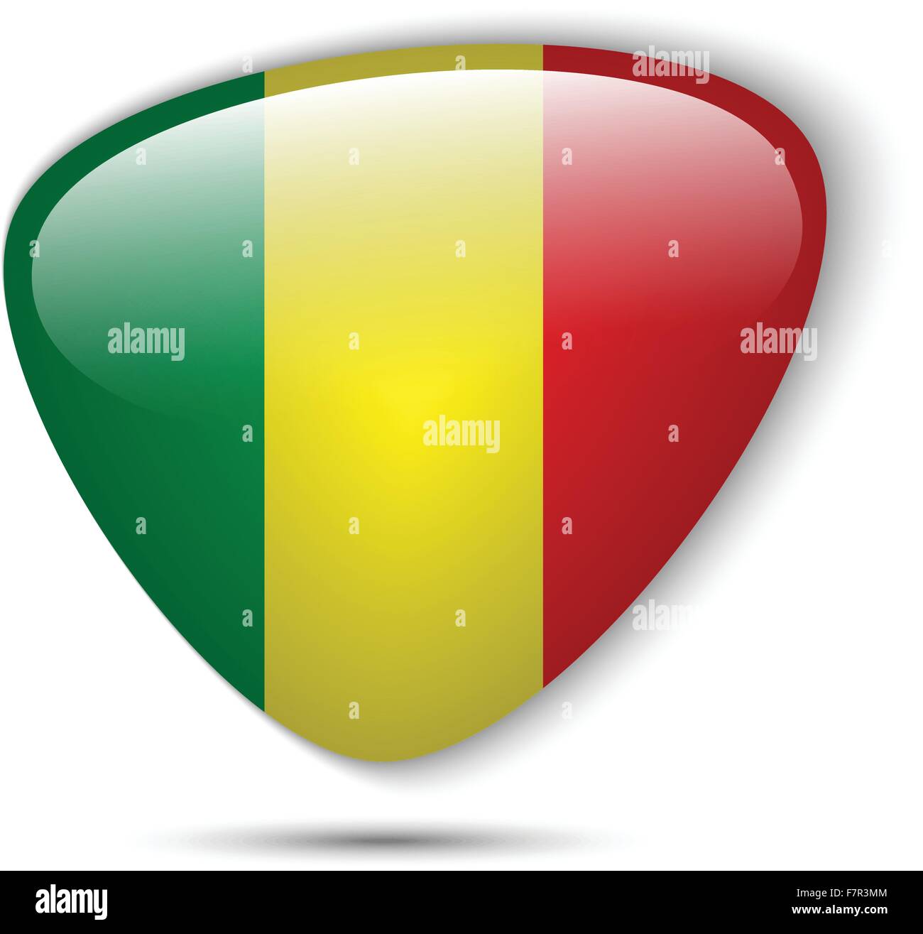 Mali Flag Glossy Button Stock Vector Image & Art - Alamy