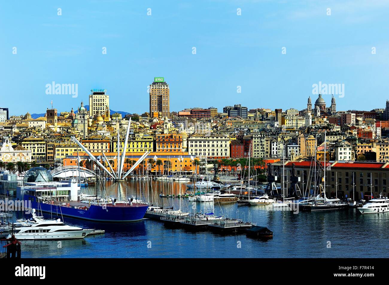 The port of Genoa, September 2105 Stock Photo - Alamy