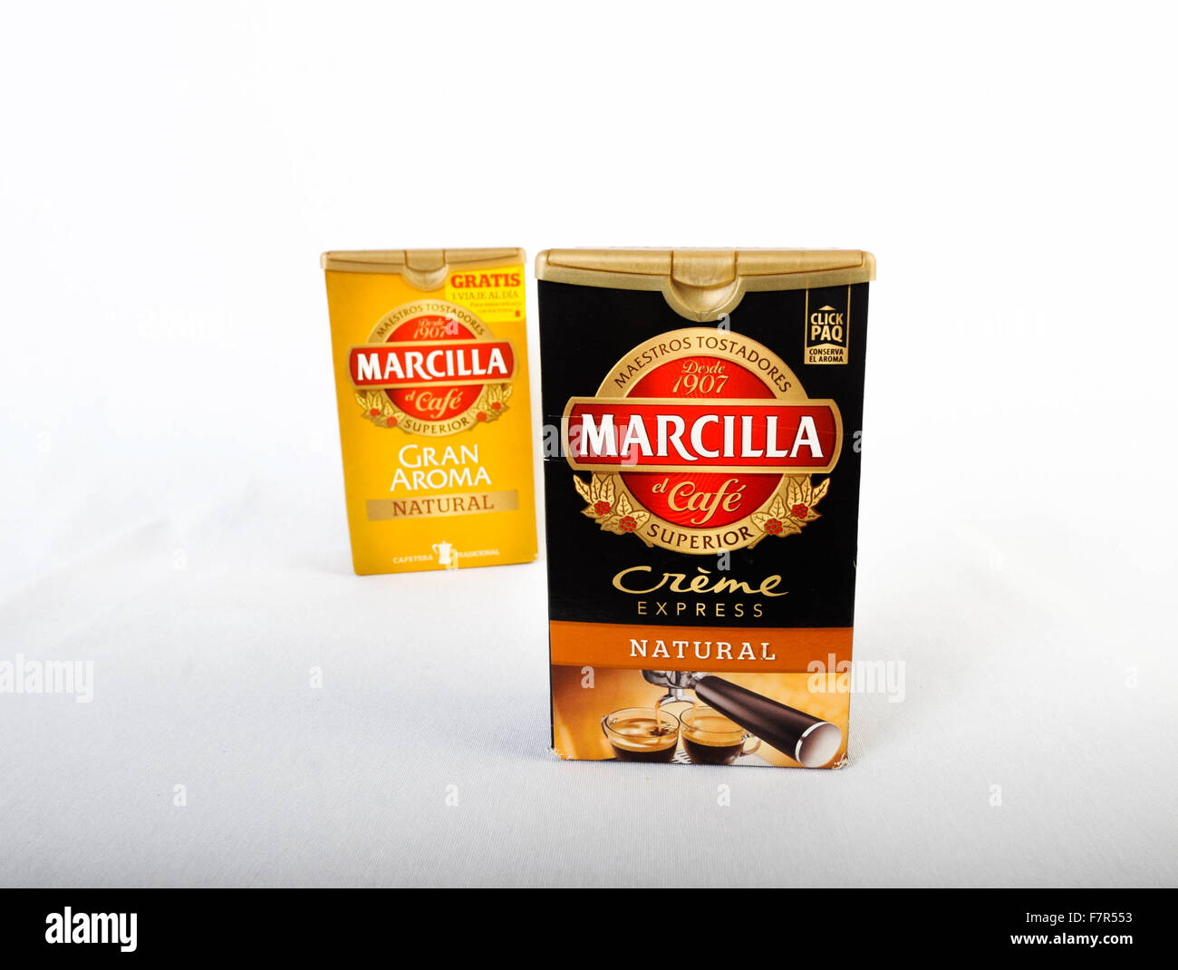 marcilla cafe natural creme boxes Stock Photo - Alamy