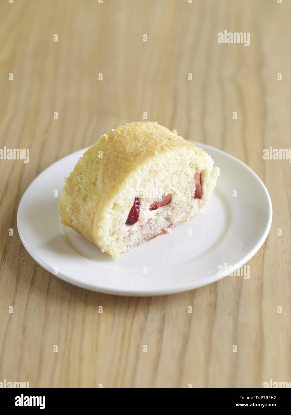 Strawberry Sponge Roll photographed for the National Trust Summer ...