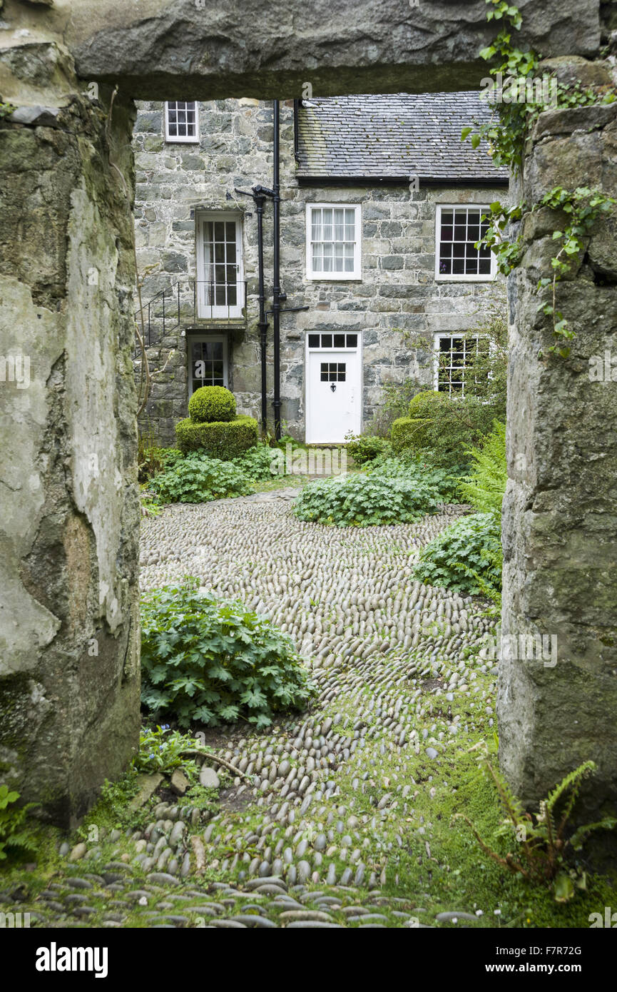 Courtyard with ferns hi-res stock photography and images - Alamy