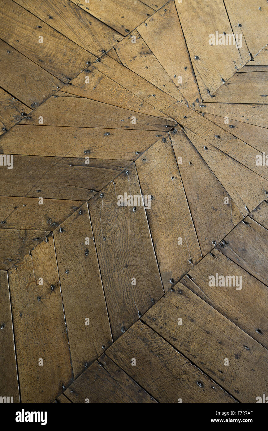 The interesting floorboard pattern in the Entrance Hall of Packwood ...