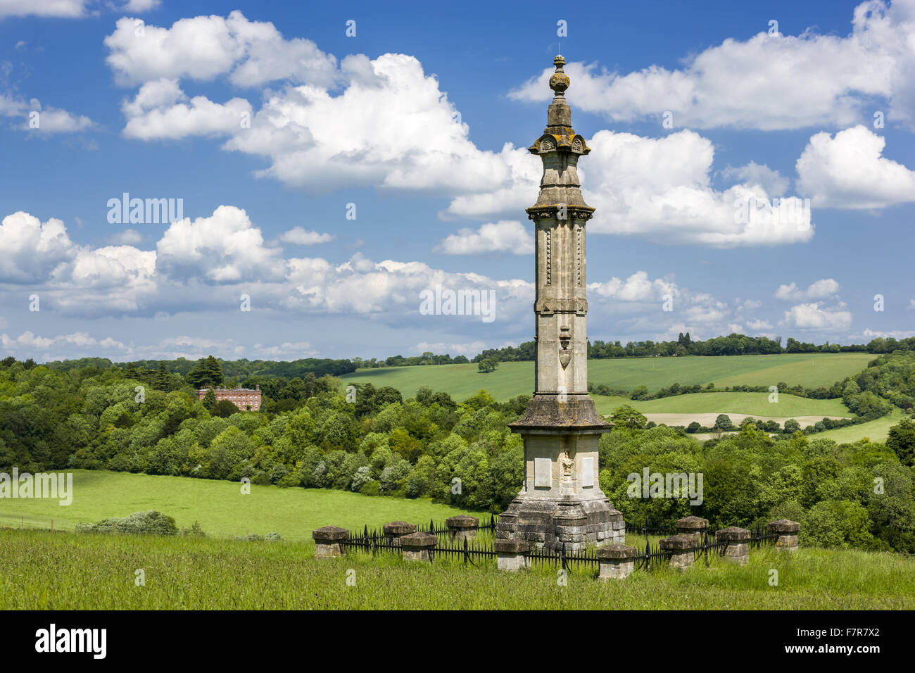 The Monument to Isaac Disraeli, father of Benjamin, at Hughenden ...