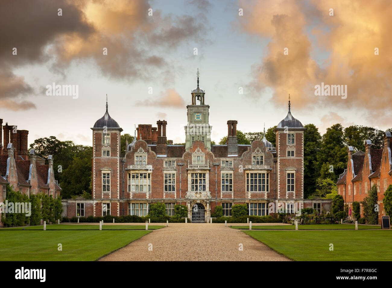 The South Front at Blickling Estate, Norfolk. Blickling is a turreted ...