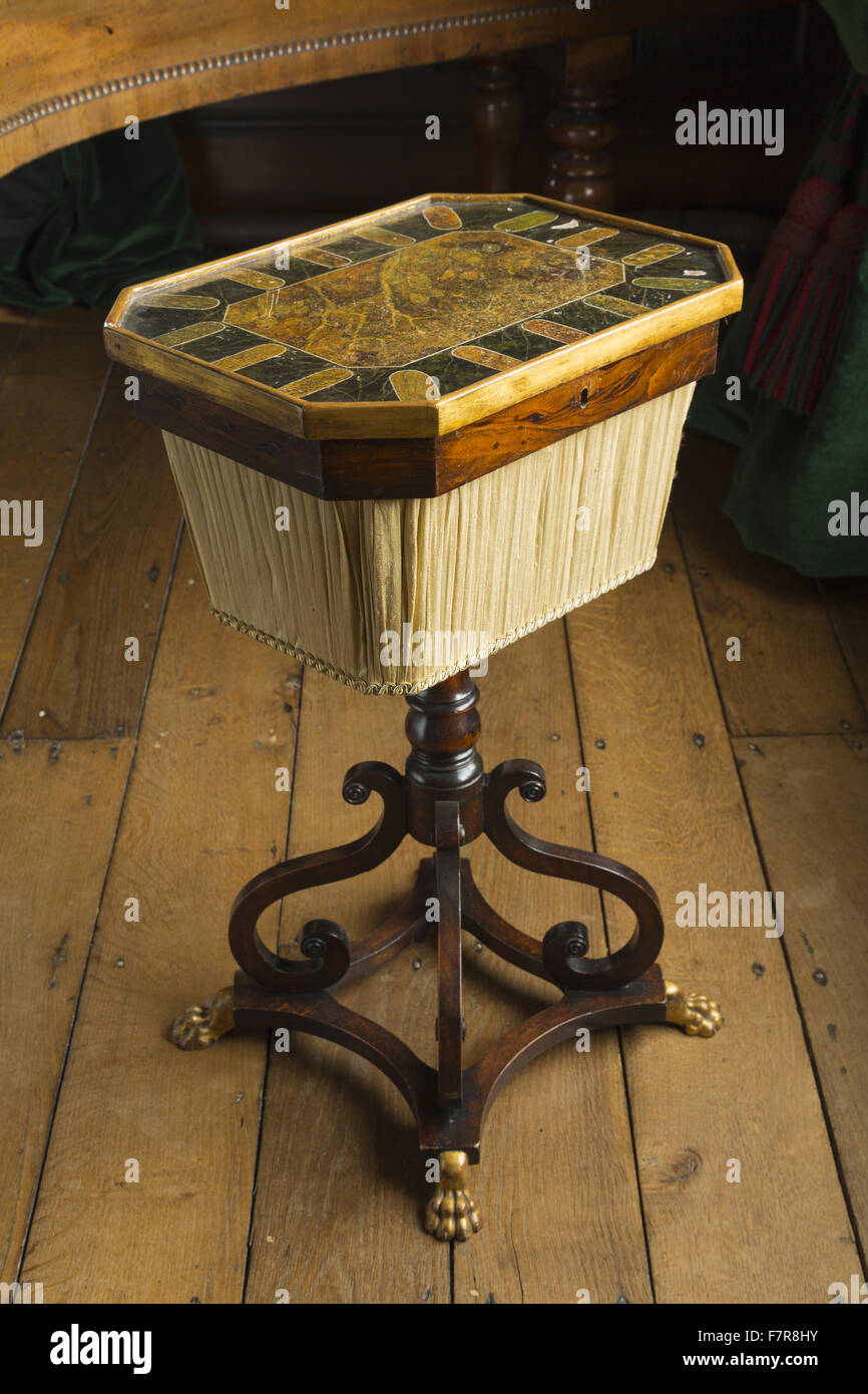 An interior detail of Baddesley Clinton, Warwickshire. Baddesley ...