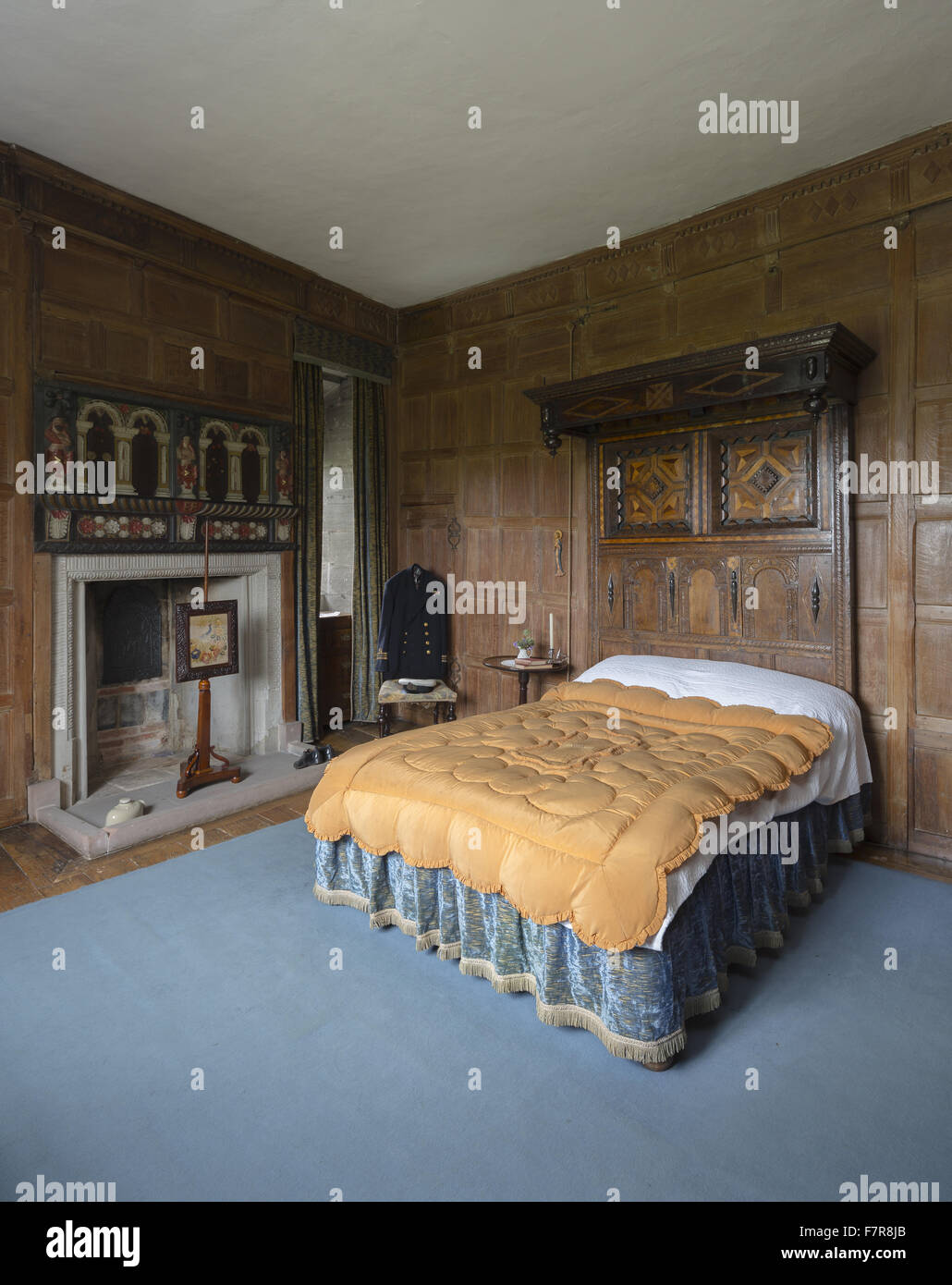 An interior view of Baddesley Clinton, Warwickshire. Baddesley Clinton ...