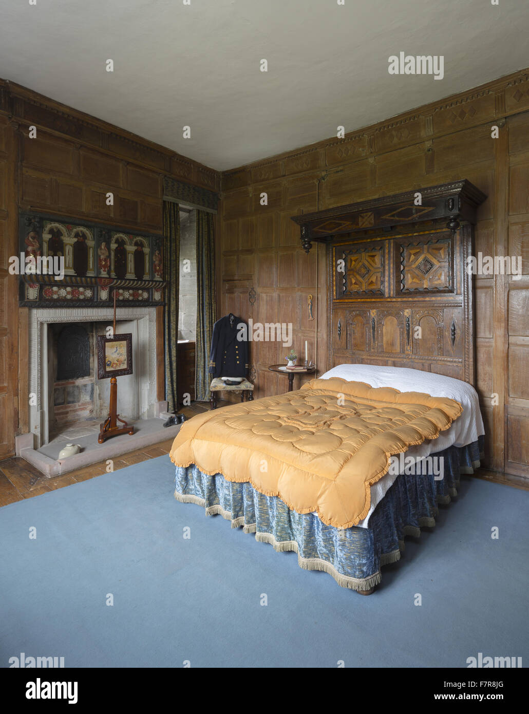 An interior view of Baddesley Clinton, Warwickshire. Baddesley Clinton ...