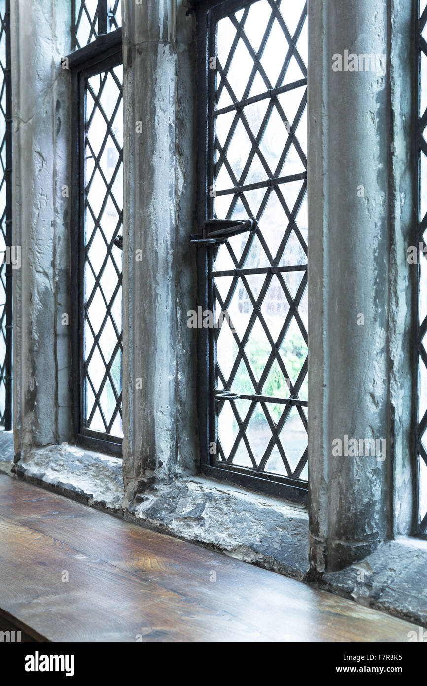 An interior view of Baddesley Clinton, Warwickshire. Baddesley Clinton ...