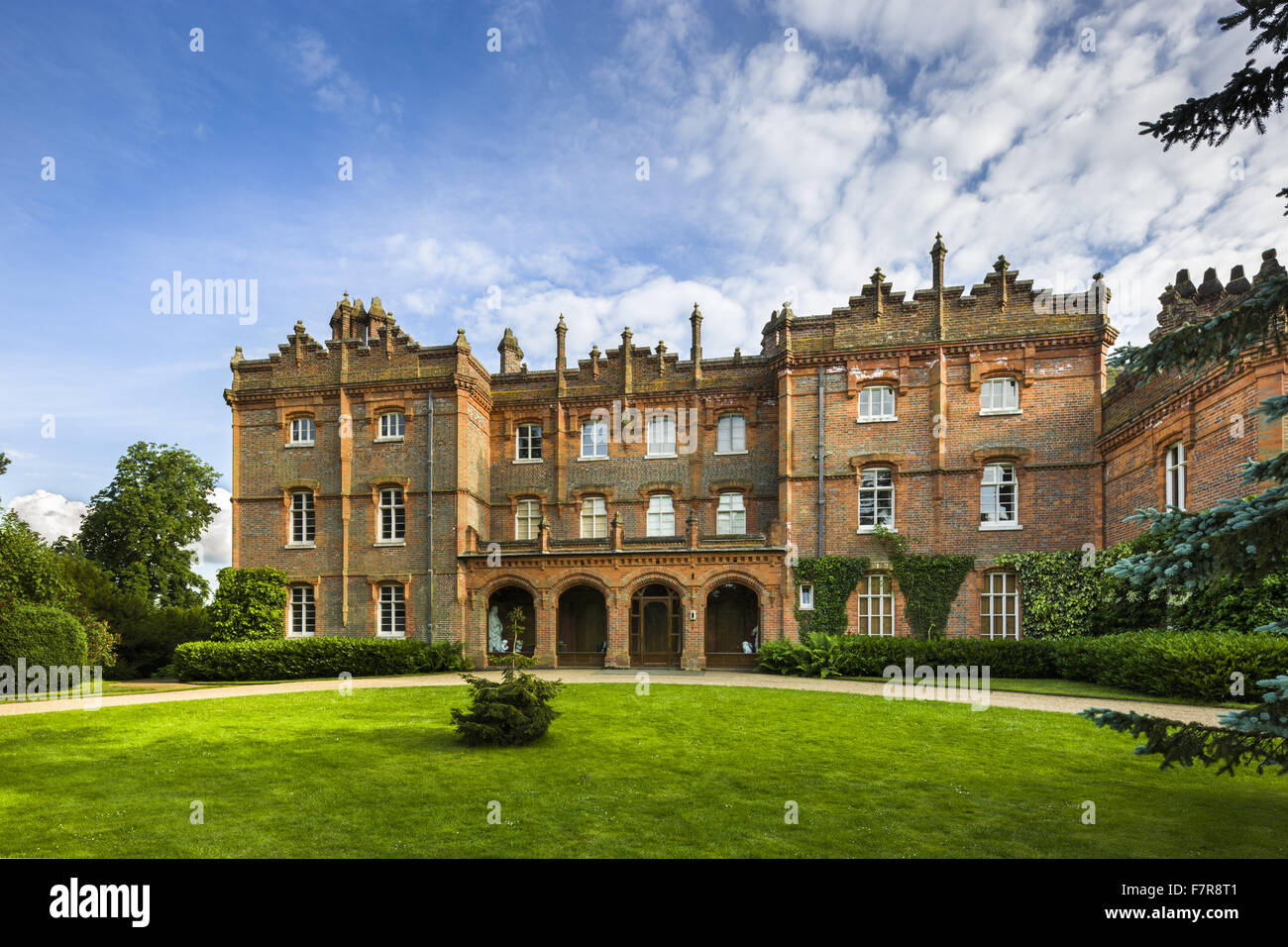 The north front of the house at Hughenden, Buckinghamshire. Hughenden ...