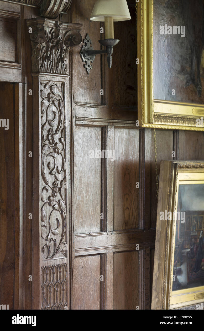 An interior view of Baddesley Clinton, Warwickshire. Baddesley Clinton ...