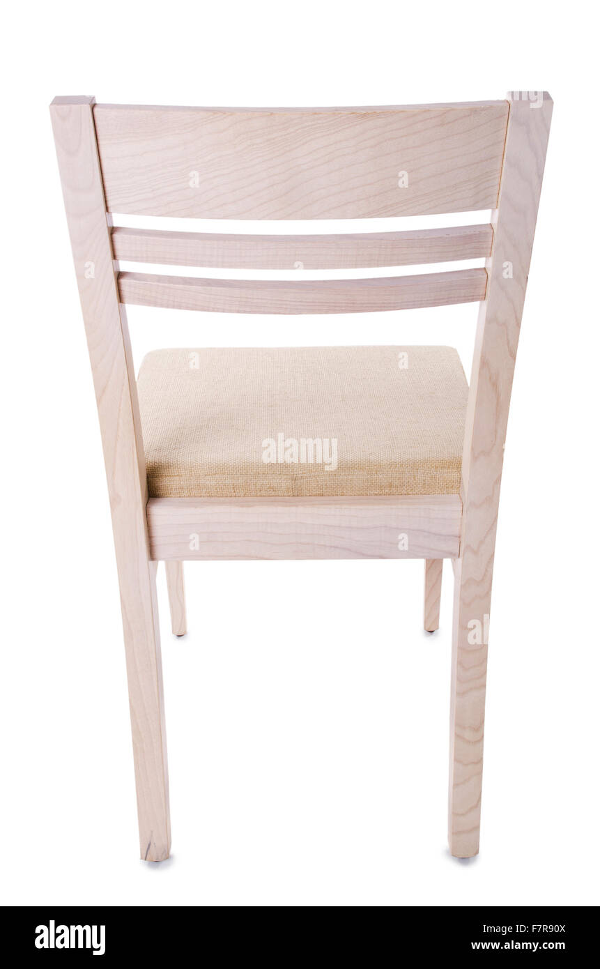 Kitchen chair isolated on the white Stock Photo - Alamy