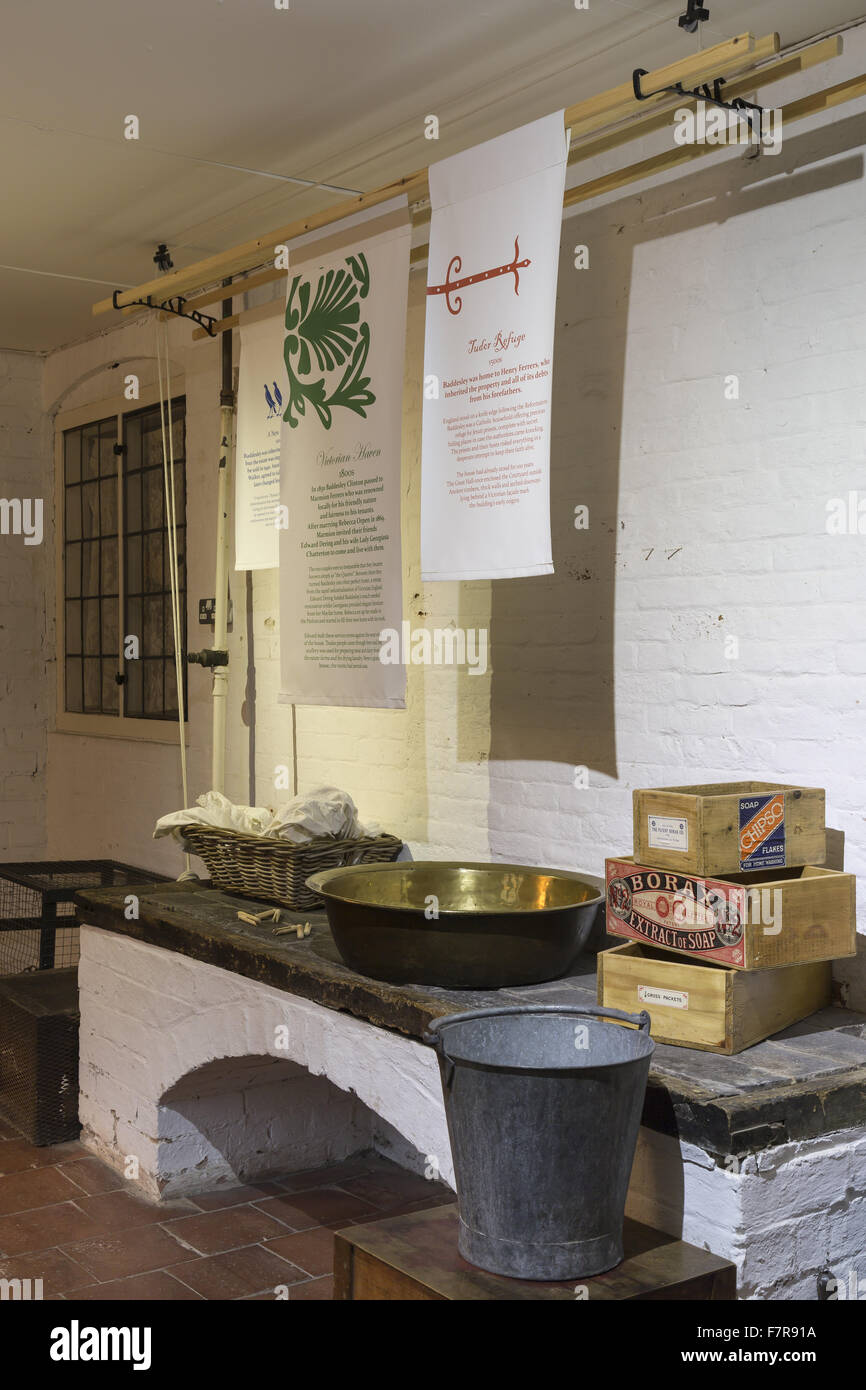 An interior view of Baddesley Clinton, Warwickshire. Baddesley Clinton ...