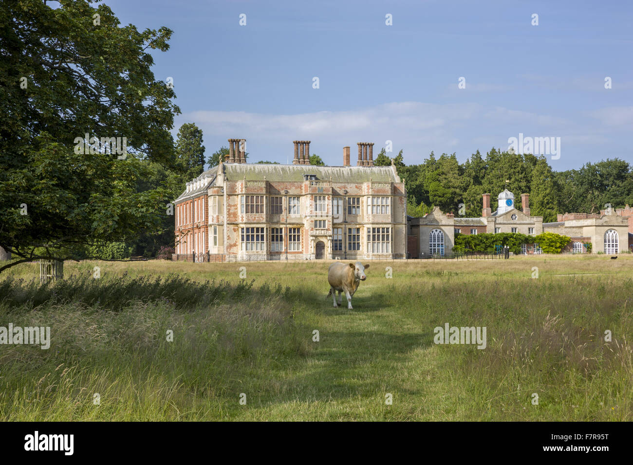 The south front of the hall at Felbrigg Hall, Gardens and Estate ...