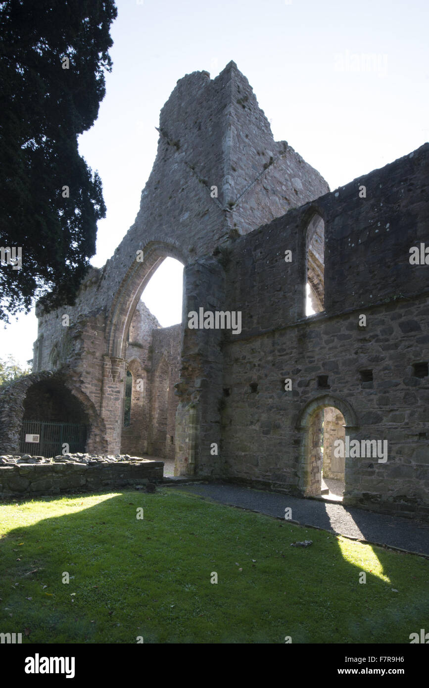 Grey Abbey, County Down. Grey Abbey is a ruined Cistercian priory in ...