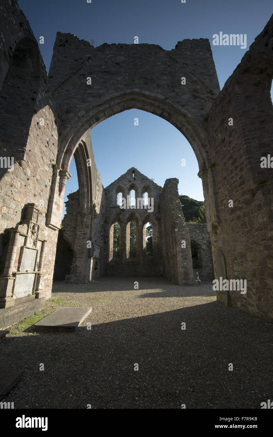 Grey Abbey, County Down. Grey Abbey is a ruined Cistercian priory in ...