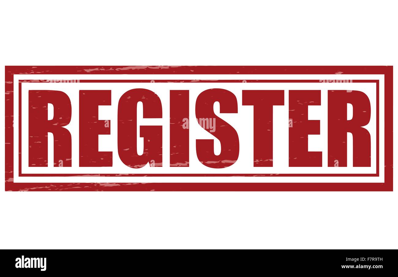 Register stamp hi-res stock photography and images - Alamy