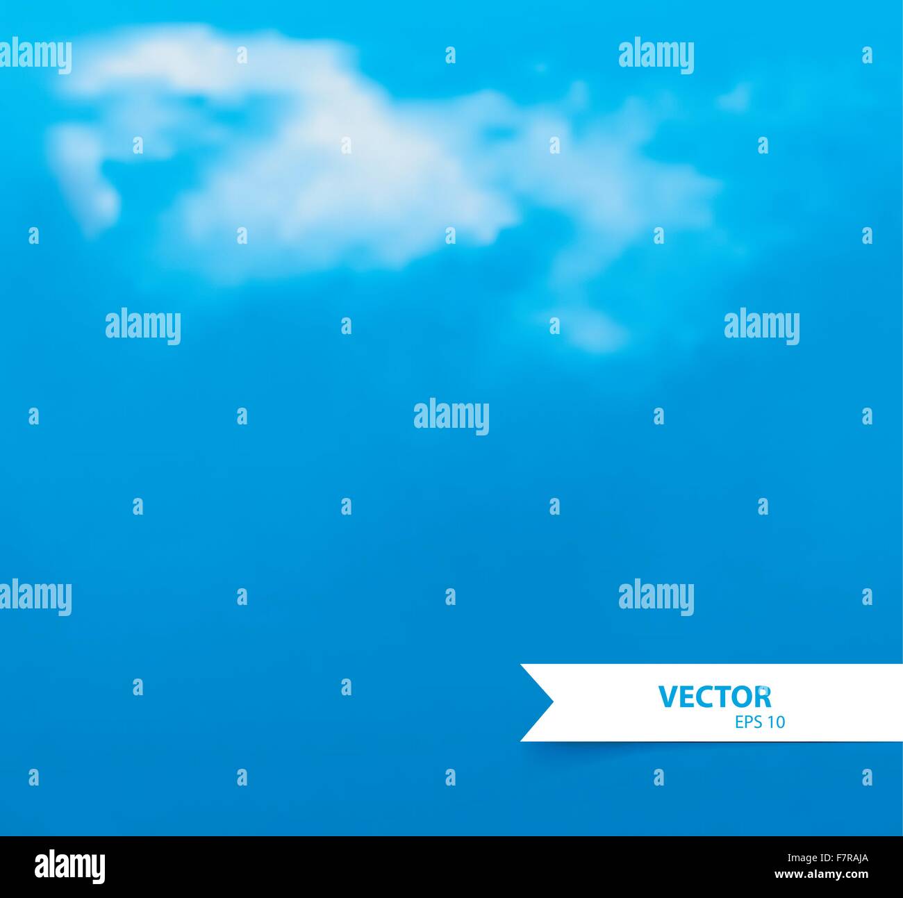 Blue sky light cumulus Stock Vector Images - Alamy