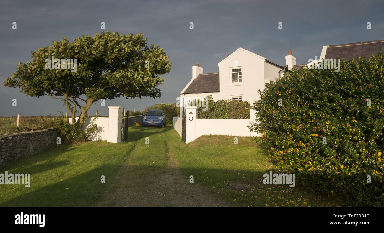 The village of Kearney, County Down. The National Trust bought the ...