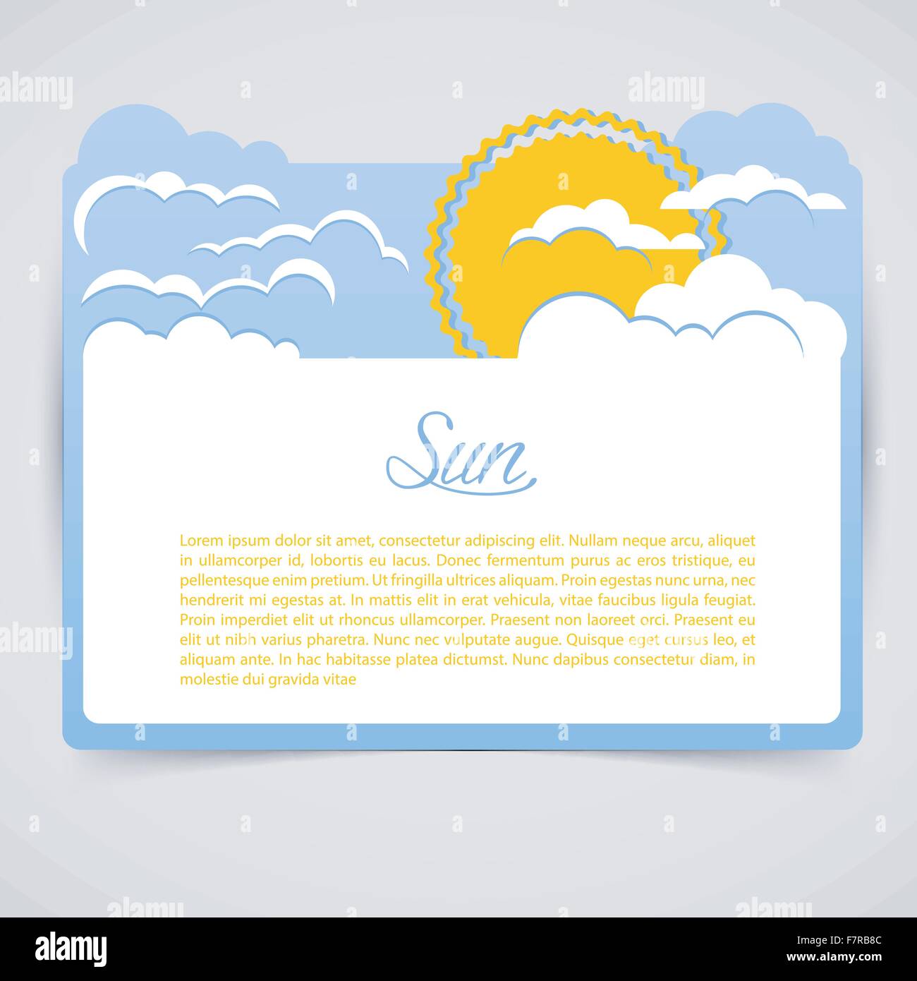 Unusual clouds in blue Stock Vector Images - Alamy